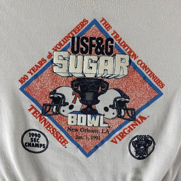 Tops | Vintage 1991 University Of Tennessee Shirt Sweatshirt Retro Usfg ...